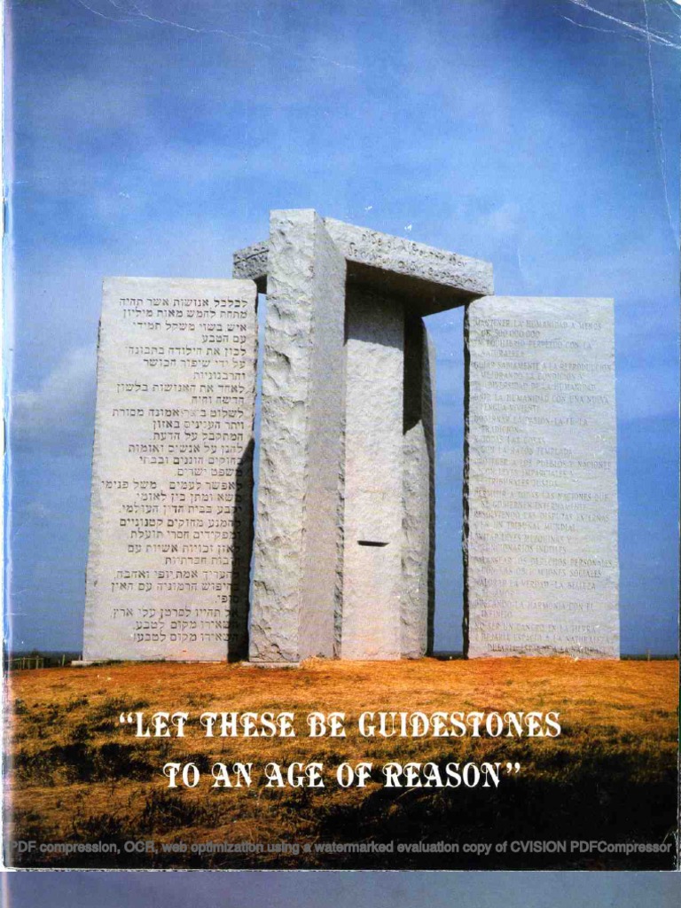 Georgia Guide Stones | Human | Reason