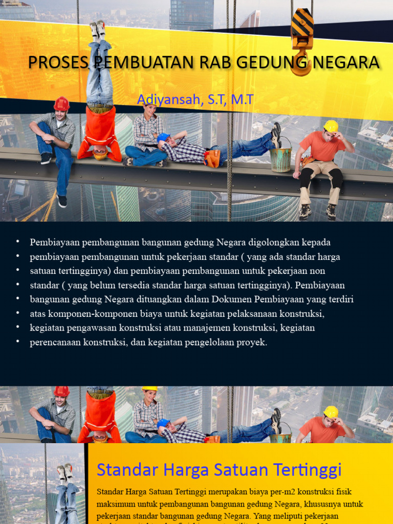 Proses Pembuatan Rab Gedung Negara | PDF