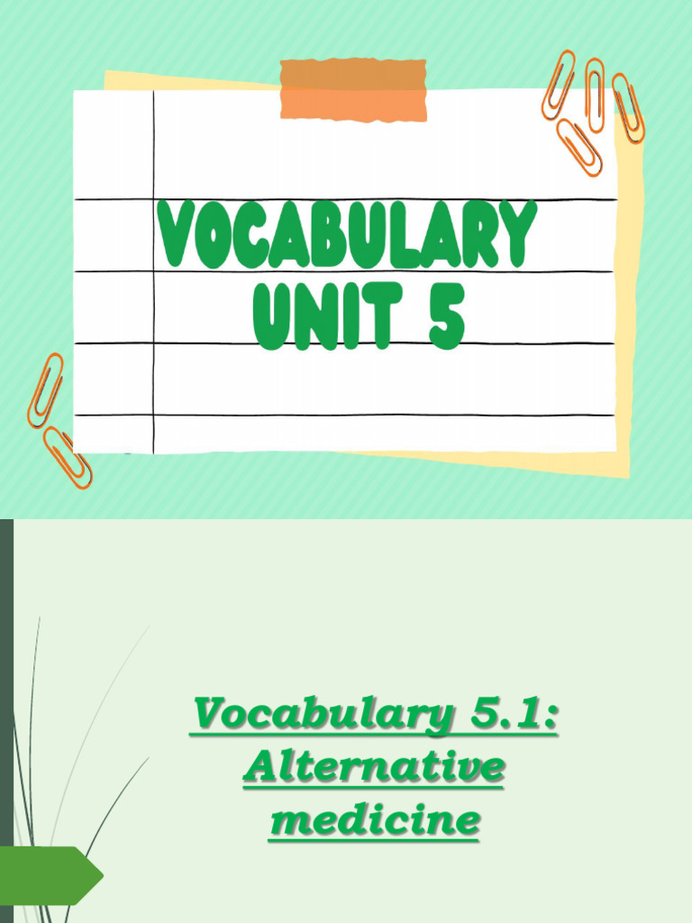 Vocabulario 5 | PDF