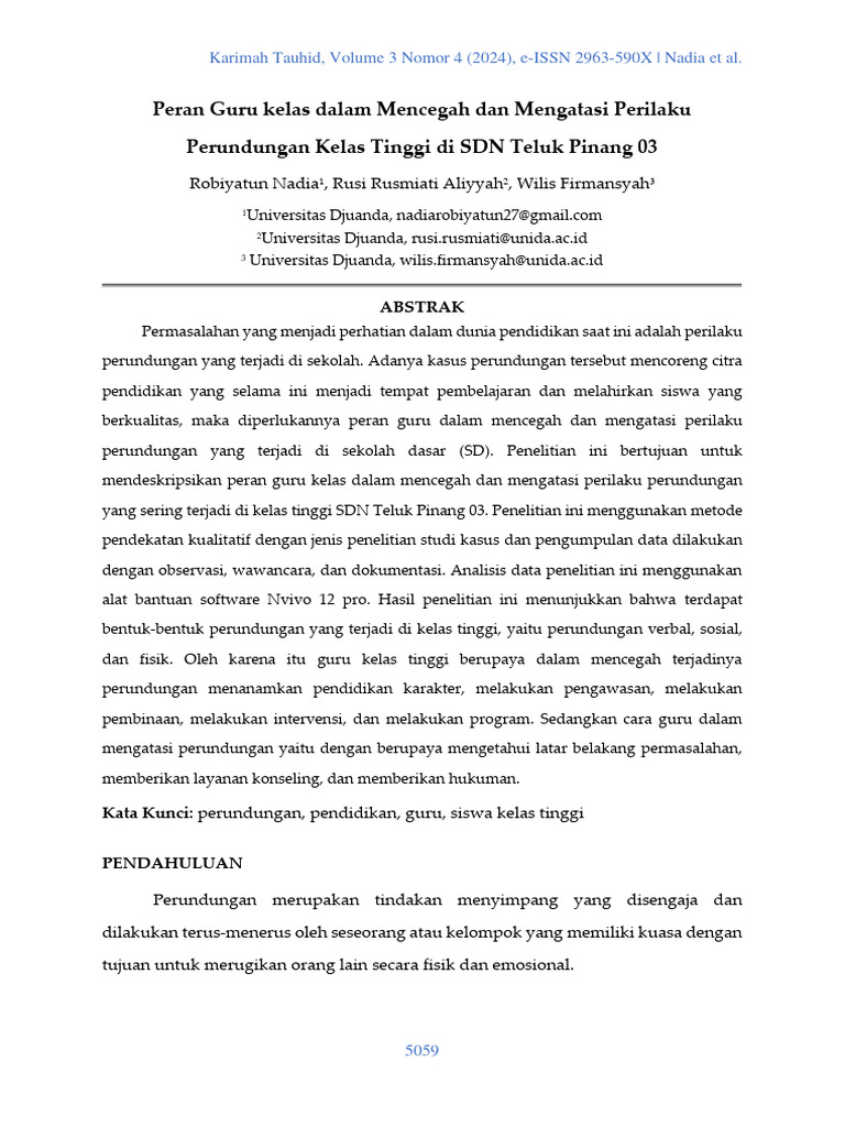 5059-5076 Robiyatun Nadia (Artikel Skripsi) | PDF