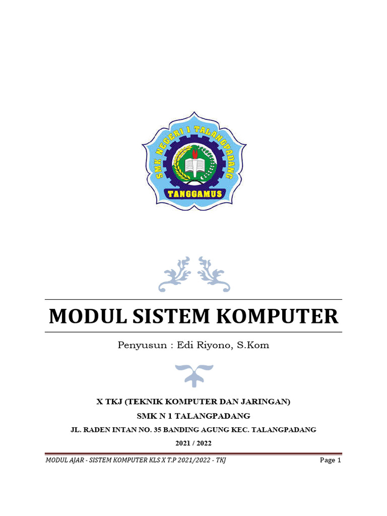 Modu Sistem Komputer | PDF