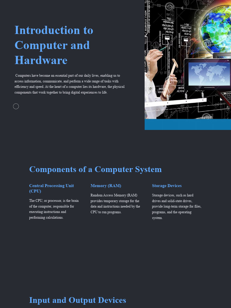 Computer Hardware Essentials Guide | PDF | Computer Data Storage | Computer Hardware
