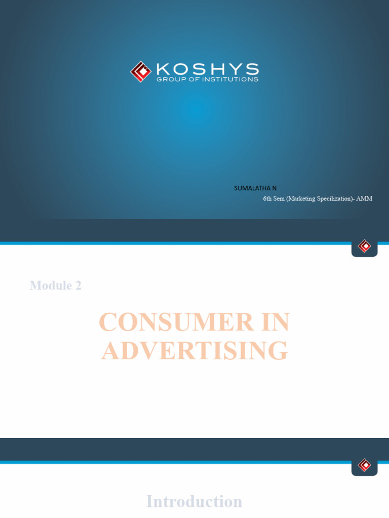 Module 2 PPT AMM | PDF | Advertising | Behavior
