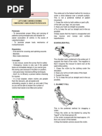 Log Rolling Maneuver: Step-by-Step Guide | PDF | Arm | Hip