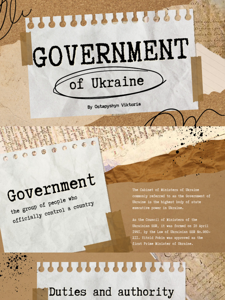 Overview of Ukraine's Government Structure | PDF