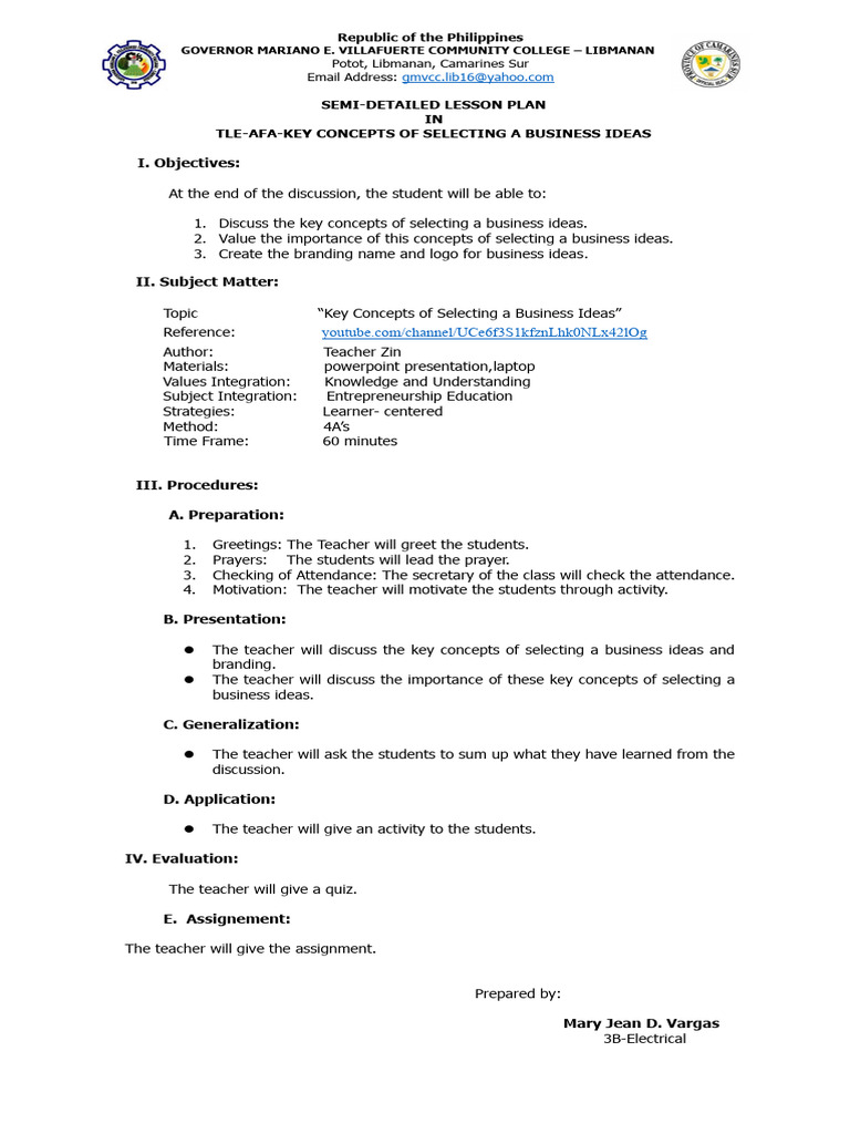 Key Concepts for Business Idea Selection | PDF