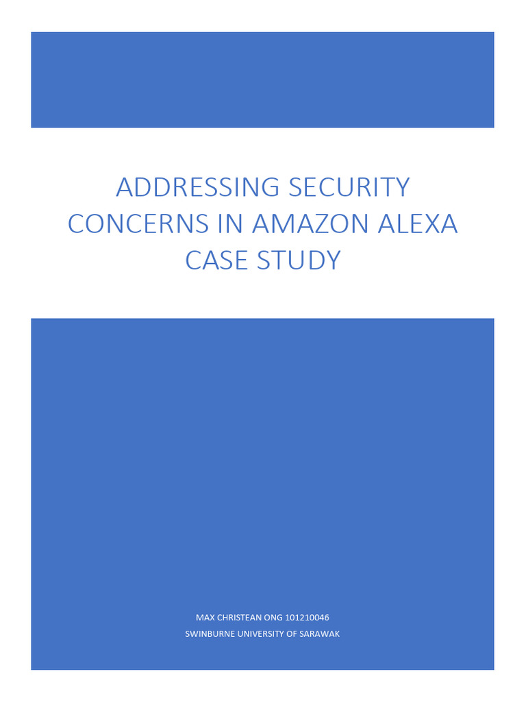 TNE30009 Case Study | PDF | Security | Computer Security