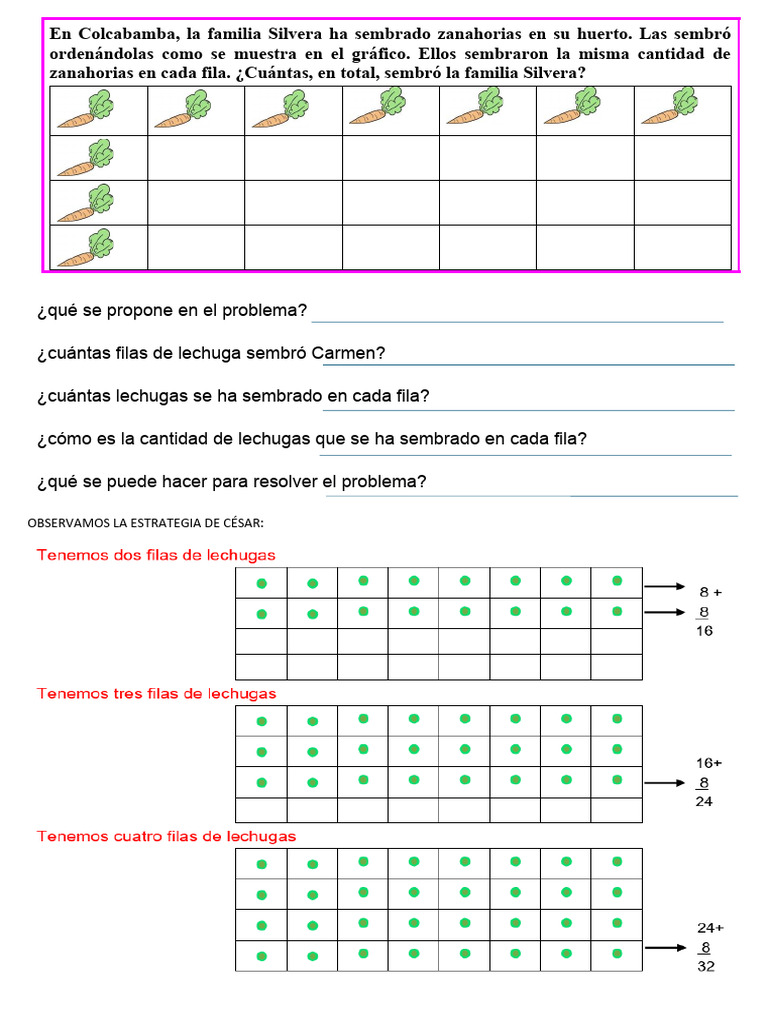 FICHAS MULTIPLICACION | PDF | Multiplicación