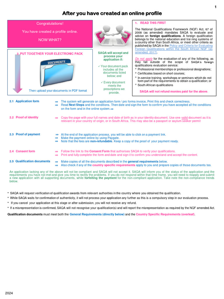 SAQA Foreign Qualification Evaluation Guide | PDF | Identity Document ...