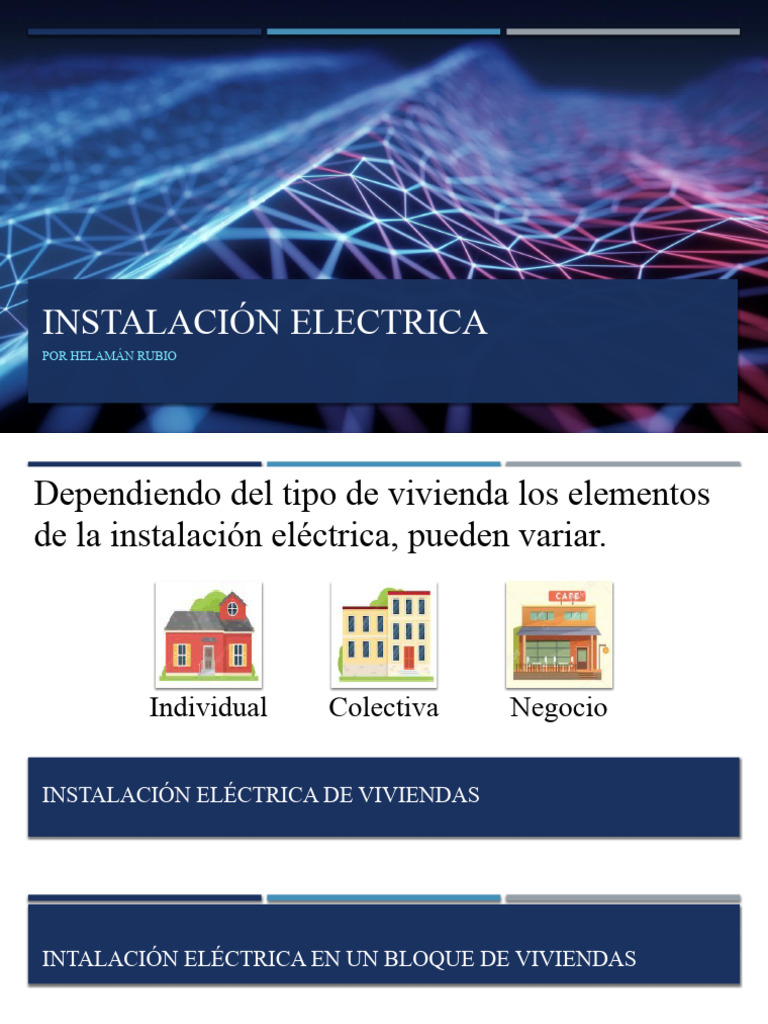 INSTALACIÓN electrica 1 | Descargar gratis PDF | Ingenieria Eléctrica | Corriente eléctrica