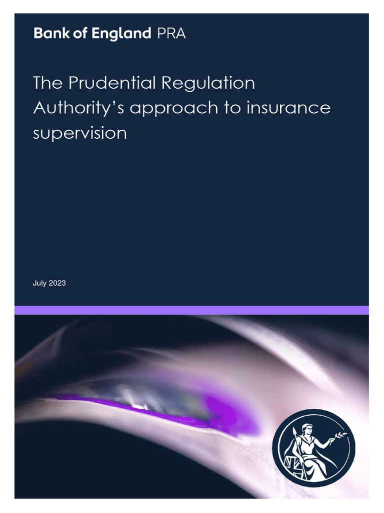Bank of England PRA - Insurance Supervision | PDF | Insurance | Risk