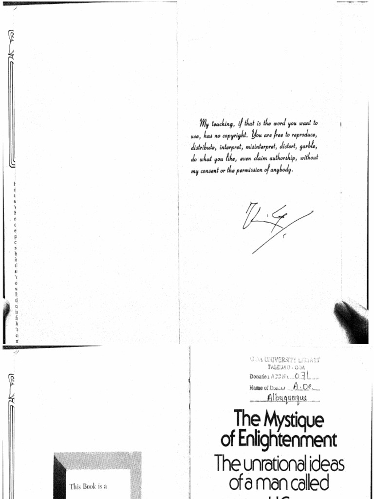 236777-The Mystique of Enlightenment The Unrational Ideas of A Man ...