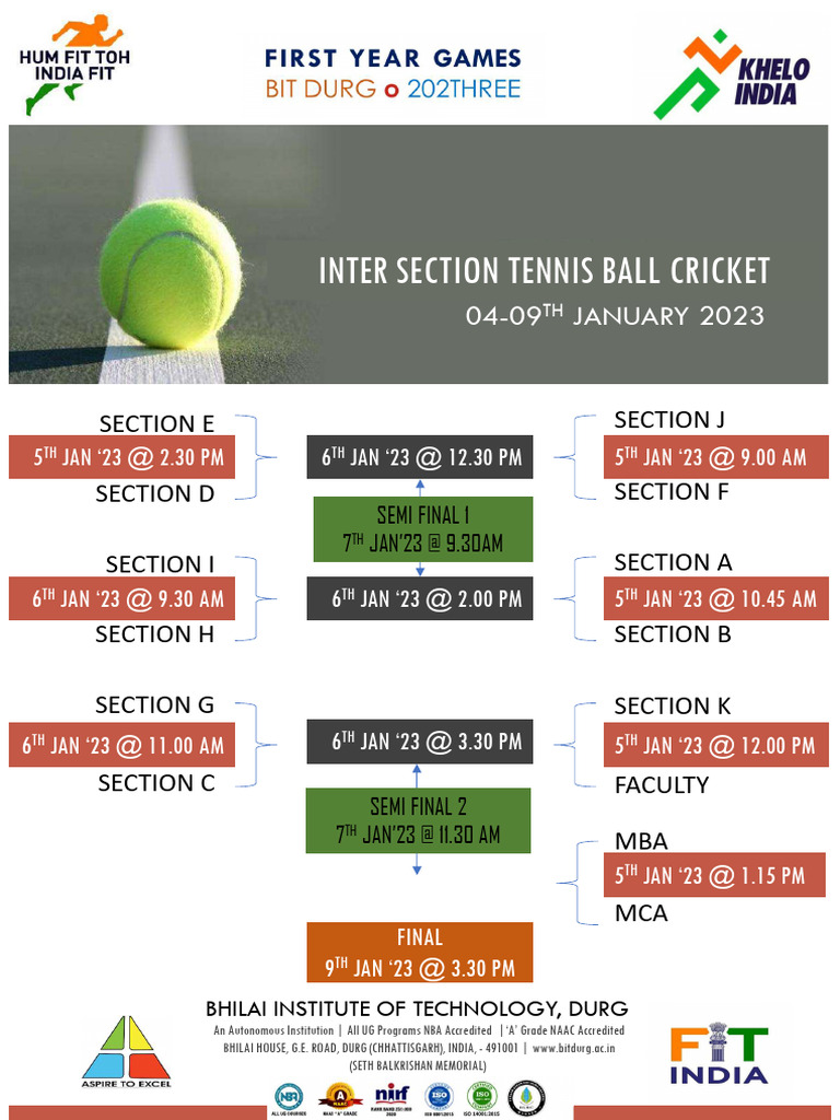 Cricket Fixture Revised | PDF