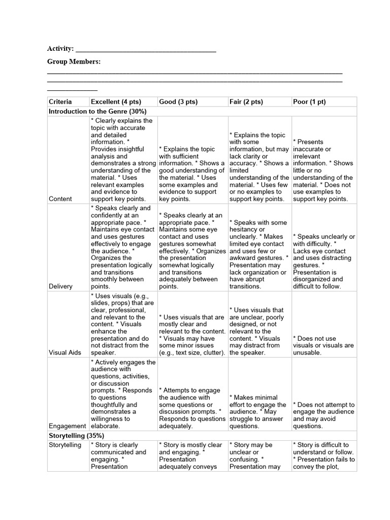 Storytelling-and-worksheet | Download Free PDF | Attention | Storytelling
