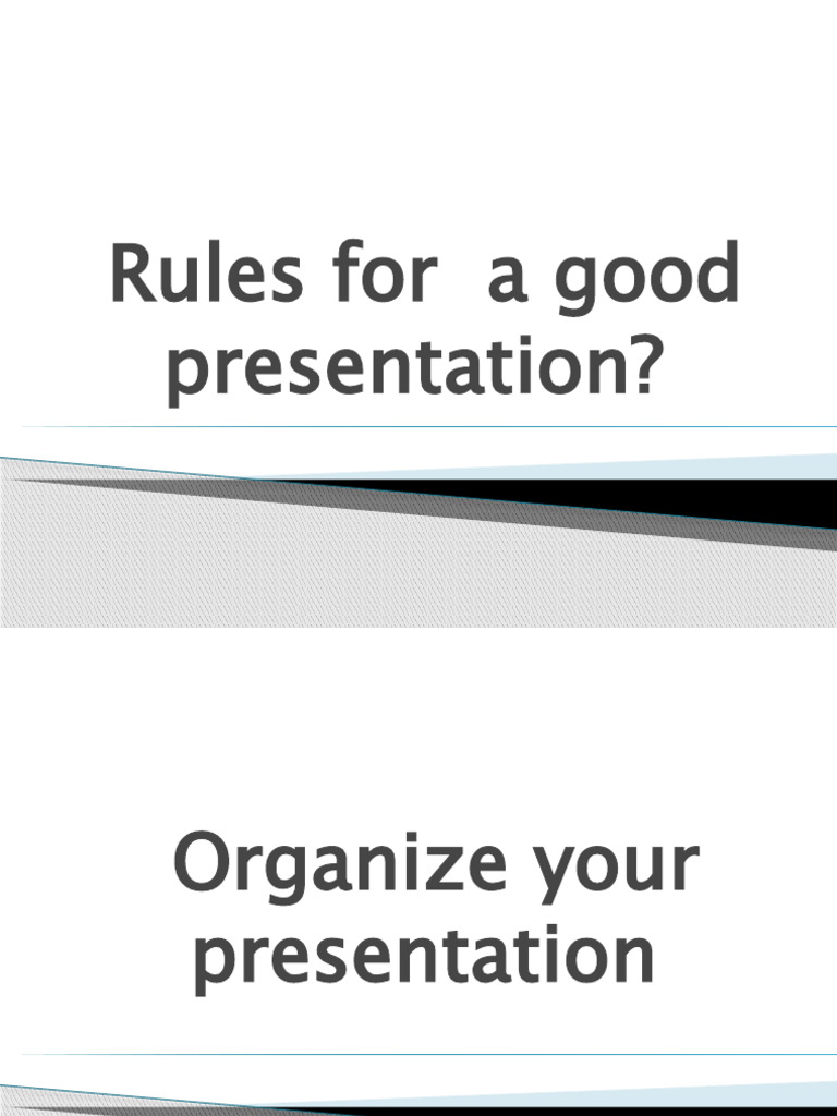 Effective Presentation Tips | PDF