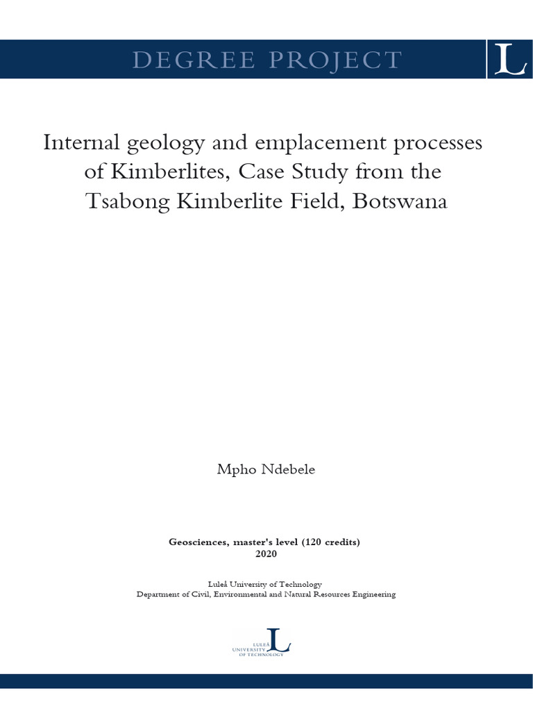 Internal Geology and Emplacement Processes | PDF | Sedimentary Rock ...