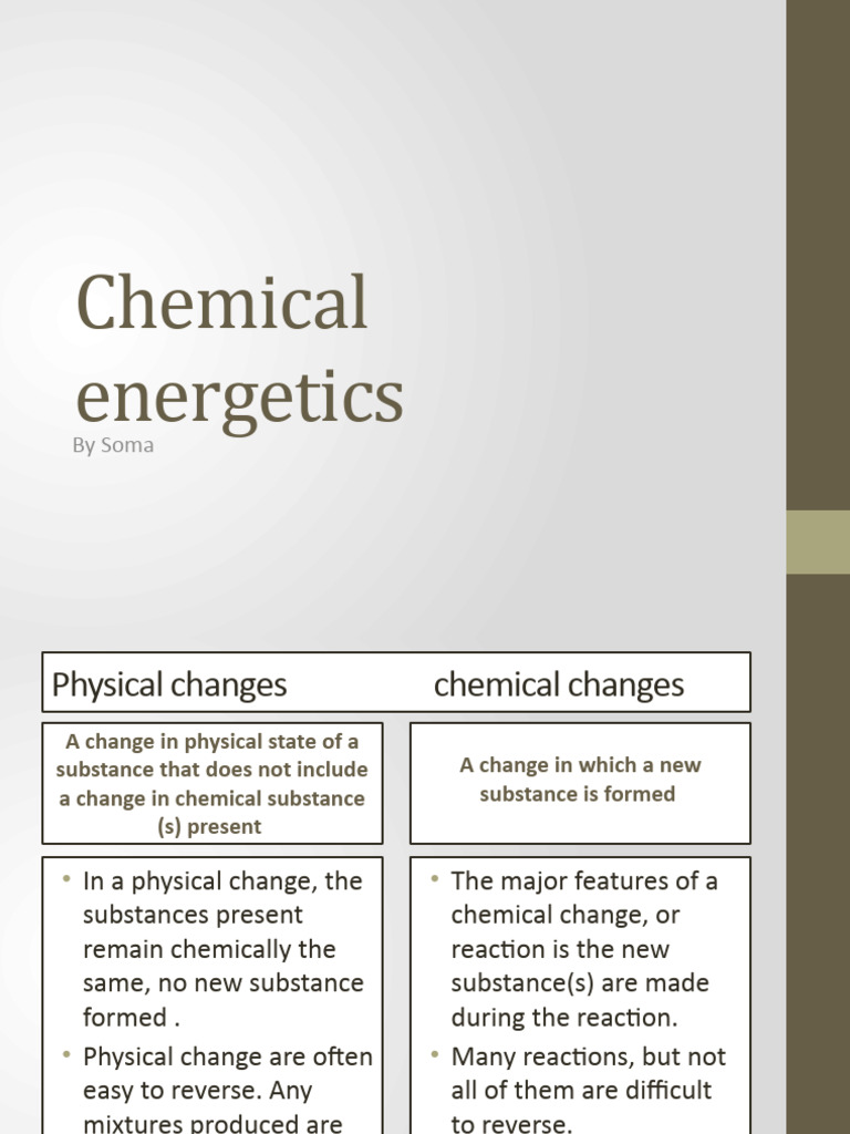 Chemical Energetics | Download Free PDF | Chemical Reactions | Combustion