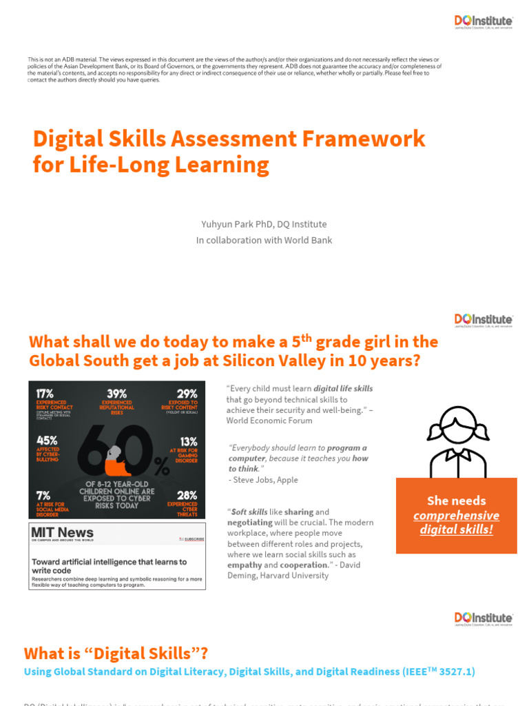 digital-skills-assessment-framework-life-long-learning | PDF ...