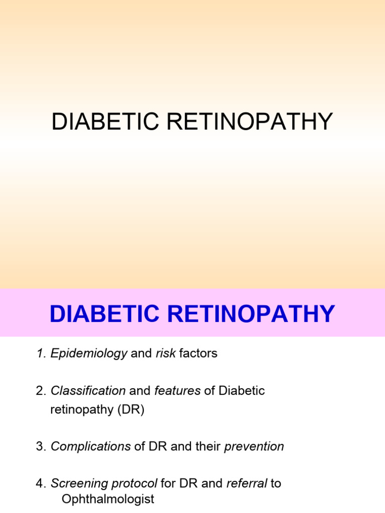 Diabetic-Retinopathy GGGHGH | PDF | Glaucoma | Visual System