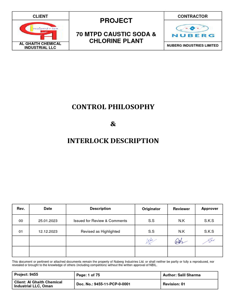 9455 11 PCP 0 0001 - Process Control Philosophy R1 | PDF | Filtration ...