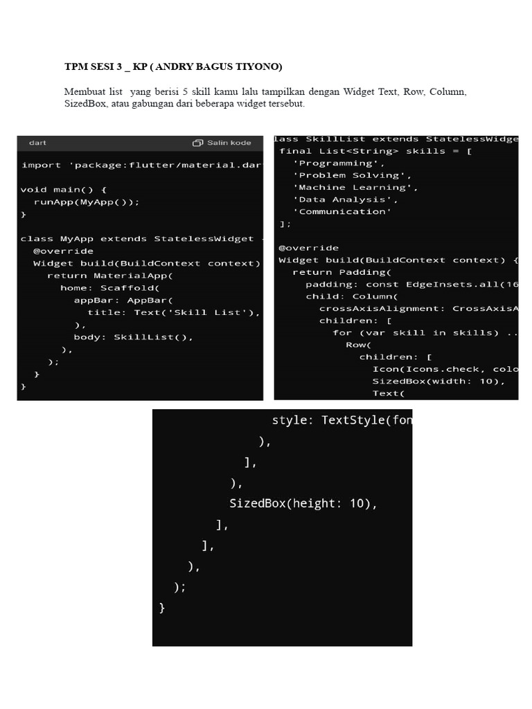 TPM Sesi 3 - KP Andry Bagus Tiyono | PDF