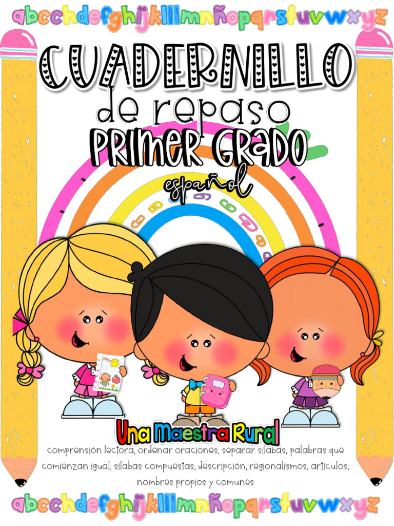 Cuadernillo de Repaso Español Primer Grado - 230808 - 083936 | PDF ...