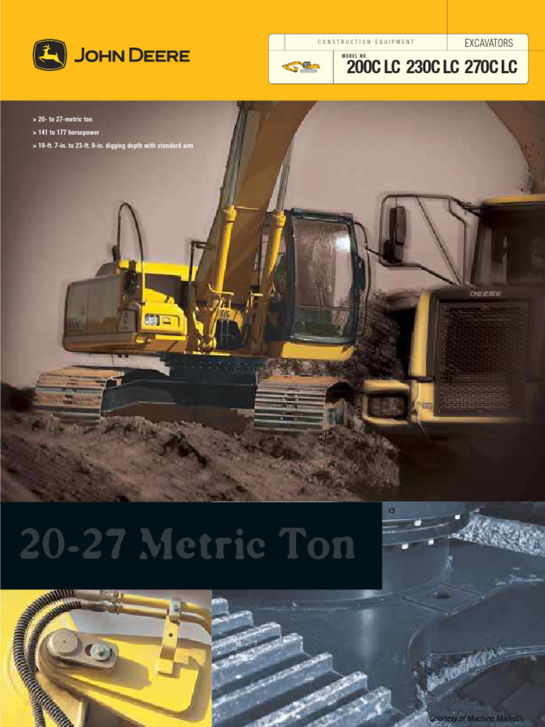 20-27 Metric Ton: 200C LC 230C LC 270C LC | PDF | Horsepower | Vehicles