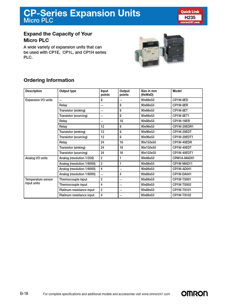 PLC Expansion Units Guide | PDF | Input/Output | Computer Science