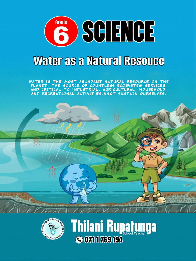 Grade 6 - Science - Water As A Natural Resouce | PDF | Water Pollution ...