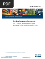 BS-EN-12390-1-2021 Testing Hardened Concrete Part 1 | PDF