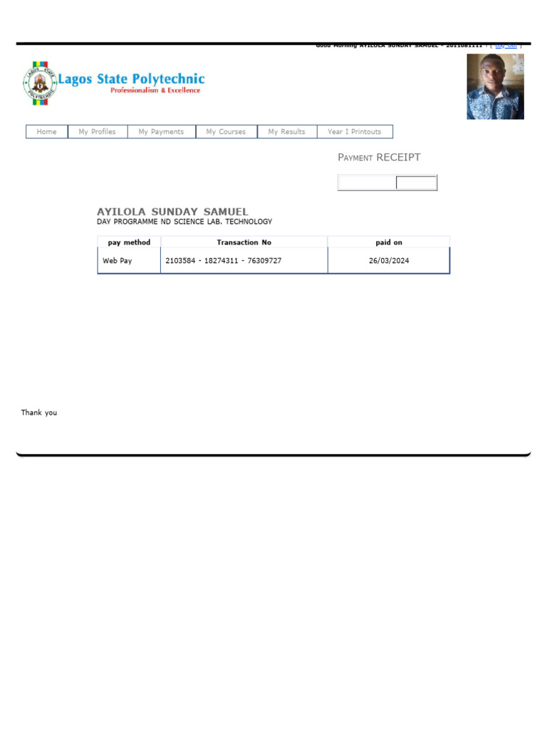 Lagos State Polytechnic 2 | PDF