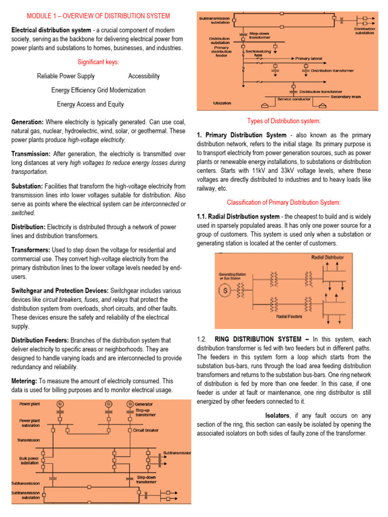 Distrib-Finals Reviewer | PDF | Transformer | Electric Power Distribution