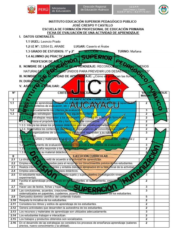 Ficha de Cyt | PDF | Evaluación | Aprendizaje