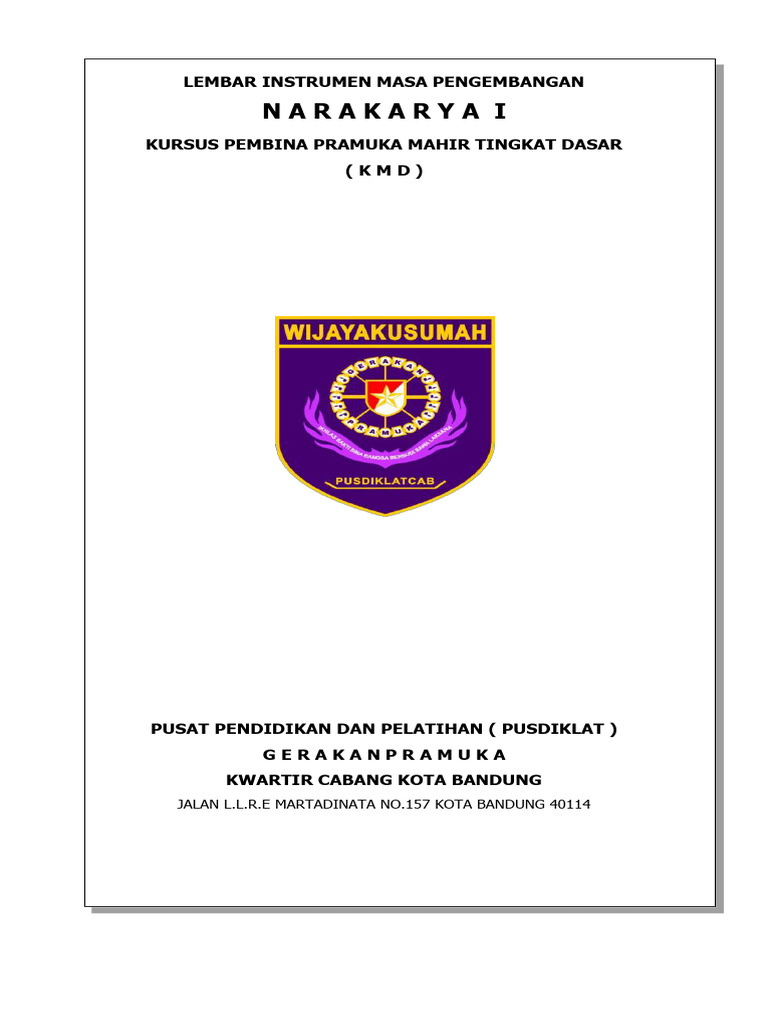 INSTRUMEN NARAKARYA DASAR - 2023 - Fix | PDF