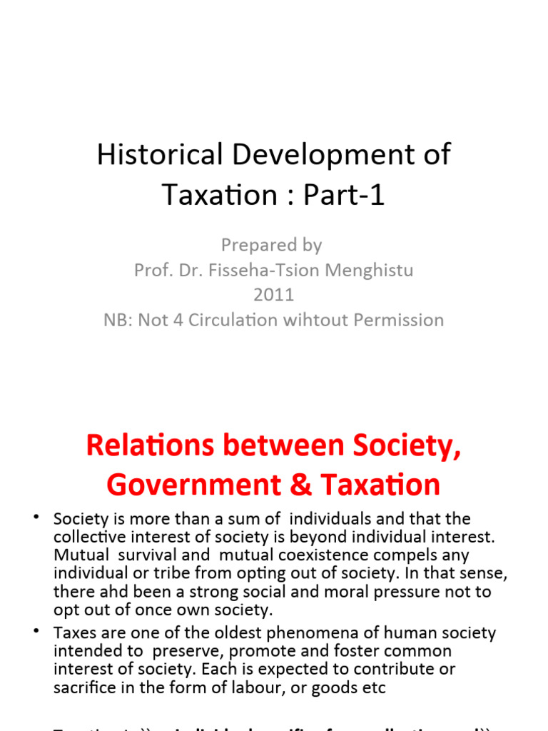 1-Historical Development of Taxation in Europe-Part-1 | PDF | Holy ...