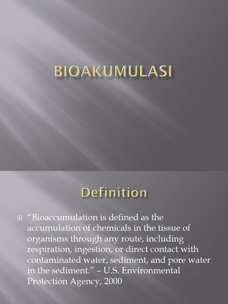 Bioaccumulation and Biomagnification Explained | PDF | Toxicology ...