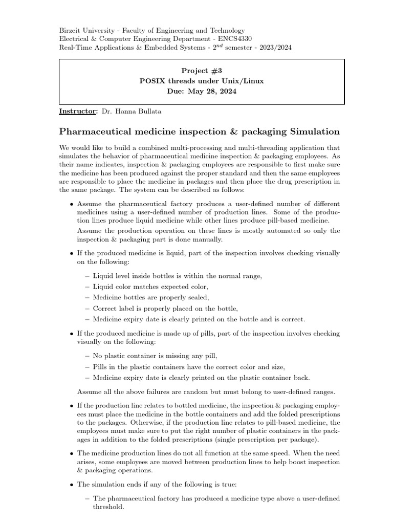 Project3 Threads | PDF | Computer Engineering | Computing Project3 Threads | PDF | Computer Engineering | Computing