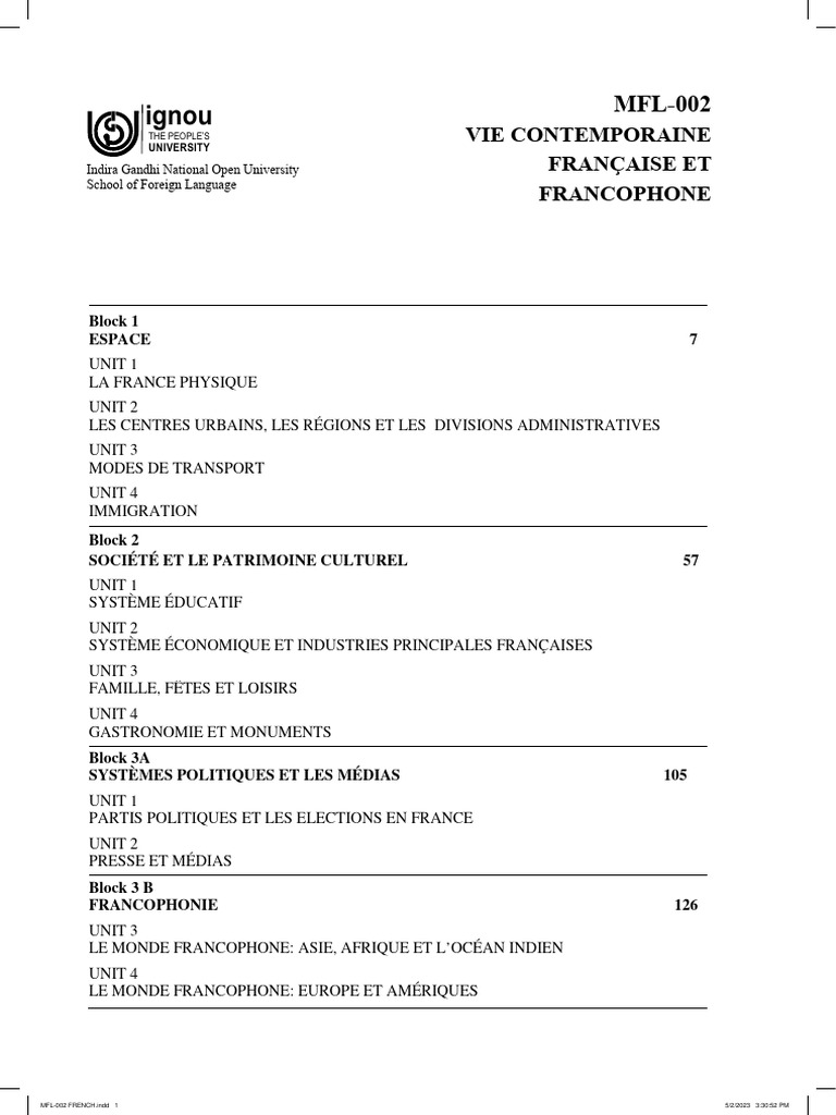 Vie contemporaine en France et francophonie | PDF | Climat | Climat ...
