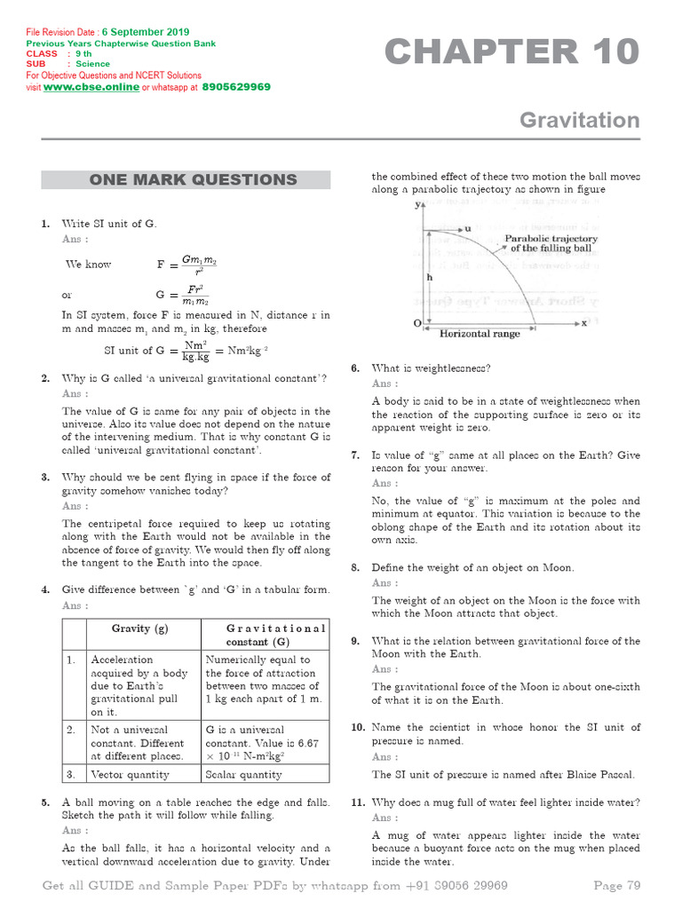 Understanding Gravitation Concepts | PDF | Force | Acceleration