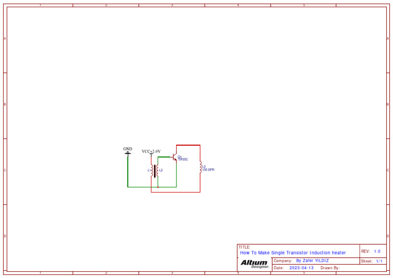 Scheimatic - How To Make Single Transistor Induction Heater - 2023-04 ...