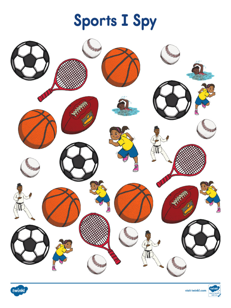 Color Sports I Spy | PDF