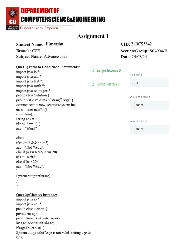 Java (Day 1) | PDF | Programming Paradigms | Computer Engineering