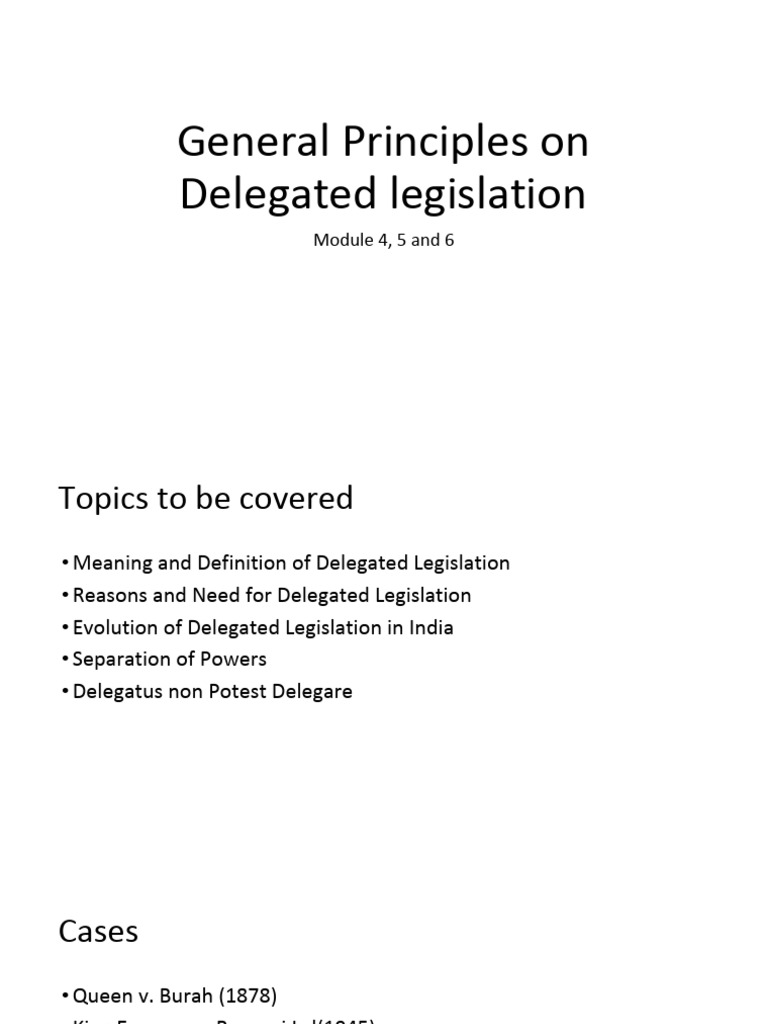 Module 4, 5 and 6 | PDF | Legislation | Statutory Law