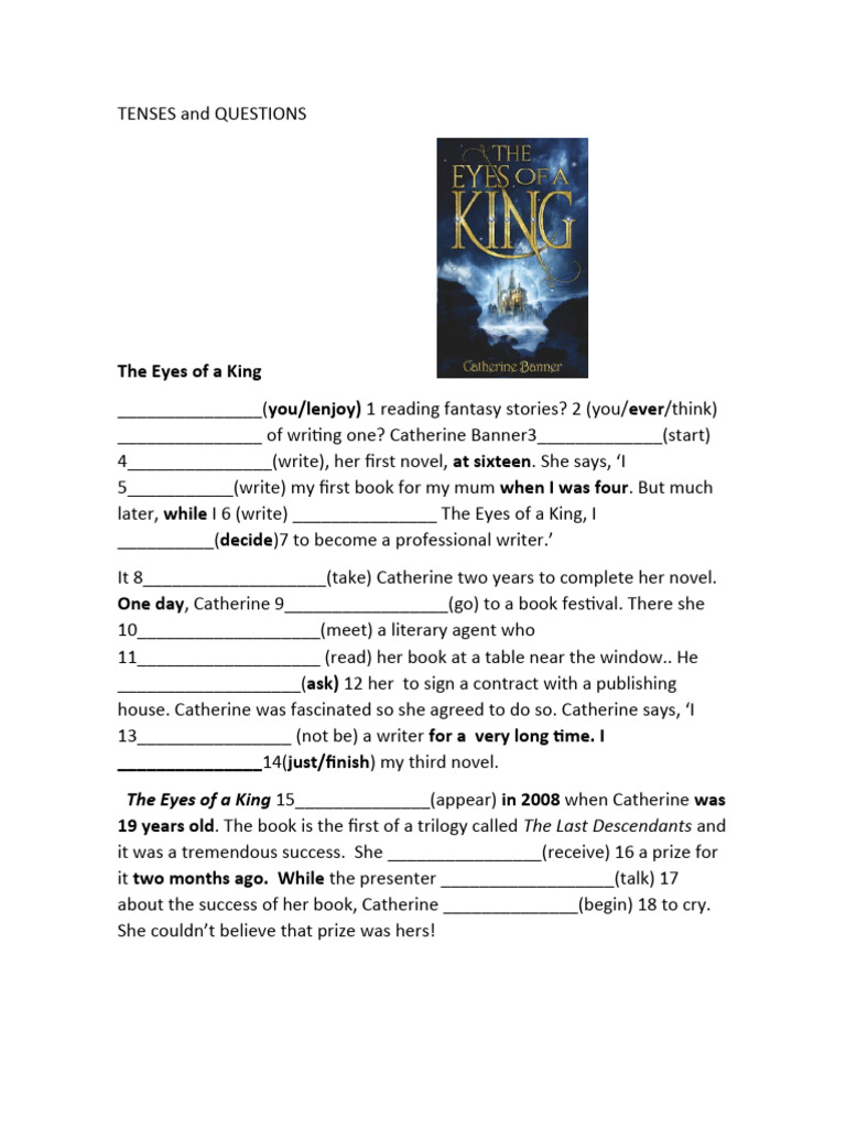 TENSES and QUESTIONS | PDF