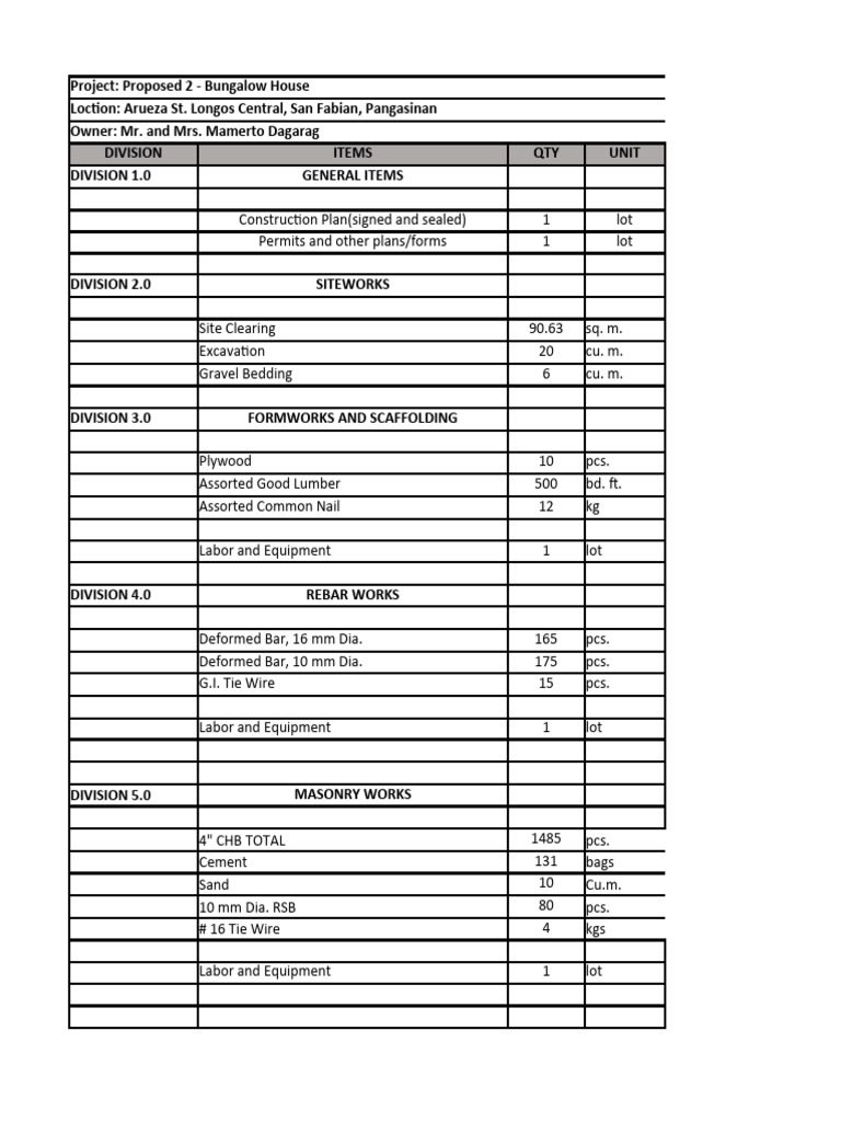 Quantity | PDF | Tile | Architectural Design