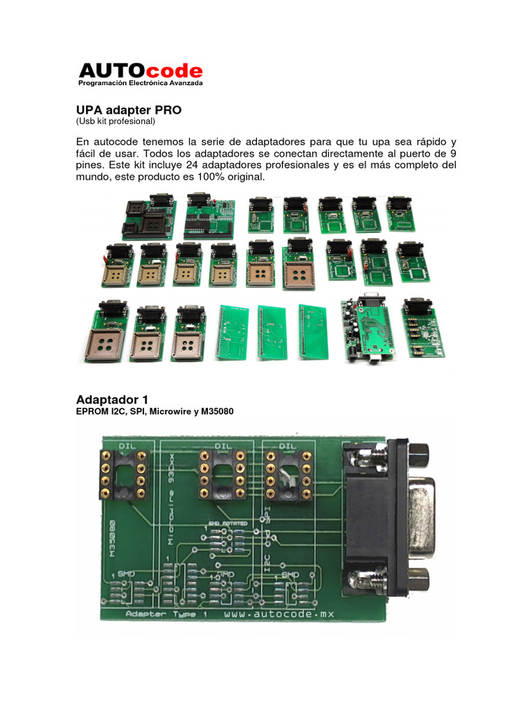UPA ADAPTER PRO 2 | PDF