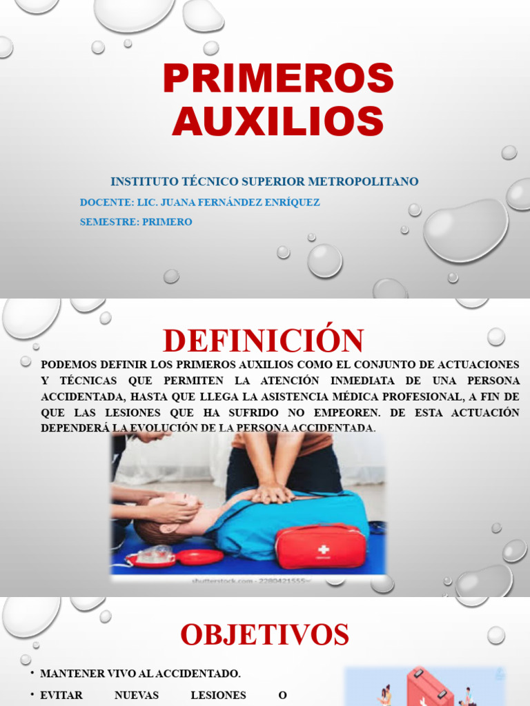 Primeros auxilios | Descargar gratis PDF | Reanimación cardiopulmonar | Causas de la muerte