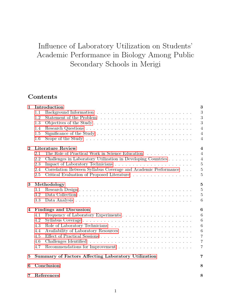 Lab Report | Download Free PDF | Laboratories | Science Education
