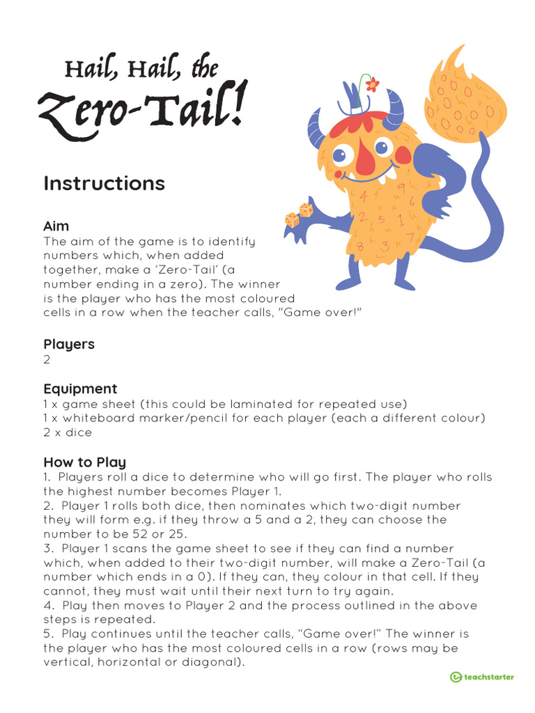 Math Zero Tail | PDF