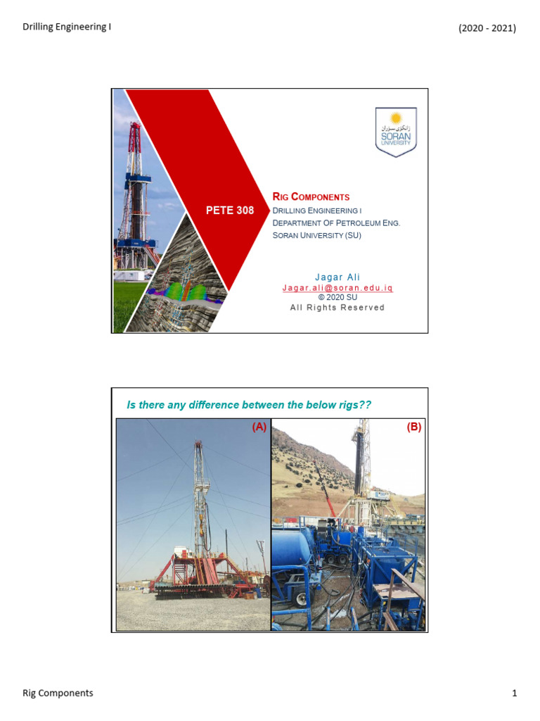 Drilling Eng. I - Ch2 (Handouts) | PDF | Pump